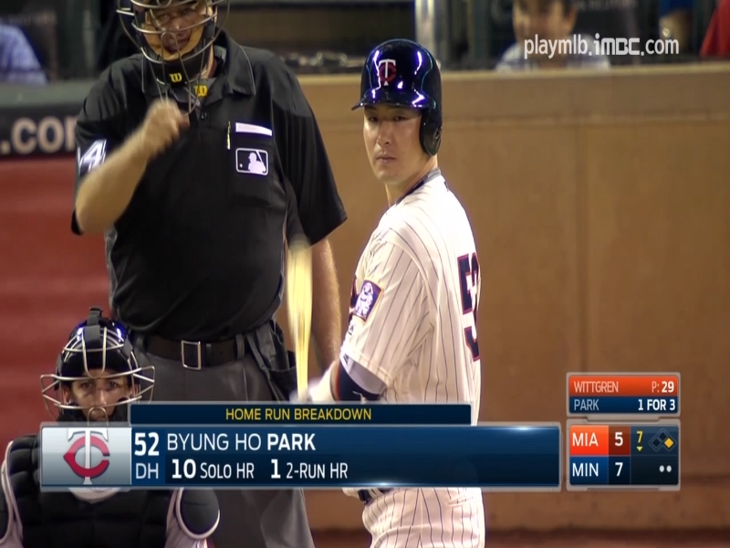 [1128회] [하이라이트] 6.9(목) 마이애미 vs 미네소타, '시즌 9번째 멀티히트' 박병호 7회 좌전 안타!! | MLB 코리안빅리거 출전 경기; | 만나면 좋은 ...